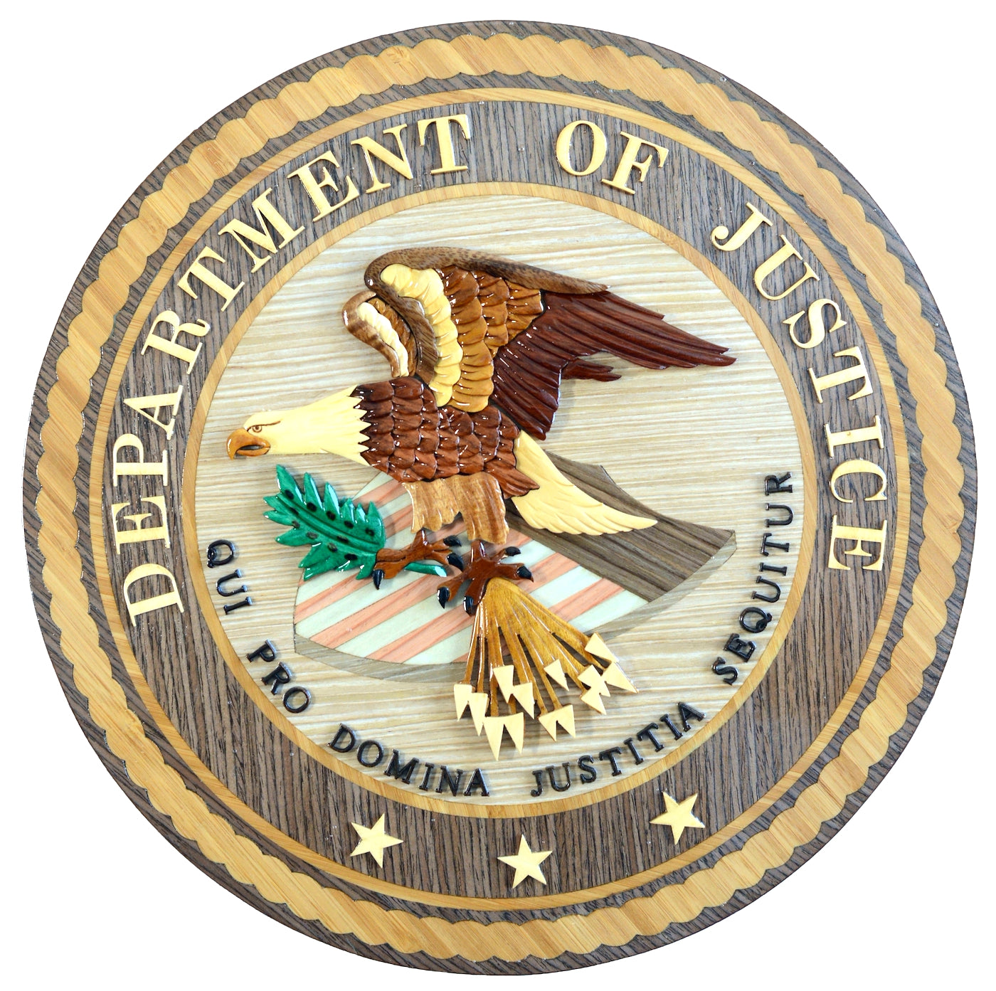 DOJ Dept of Justice – Military Wood Art